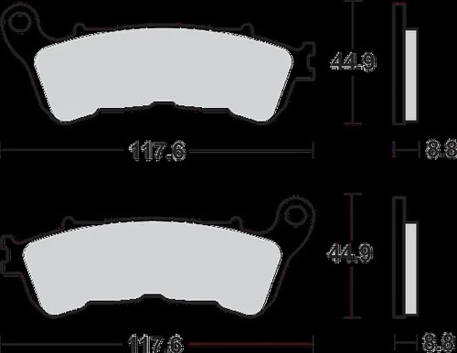 SBS Sintered Front Brake Pad Pair for Honda Big Ruckus 250 05-06 | eBay