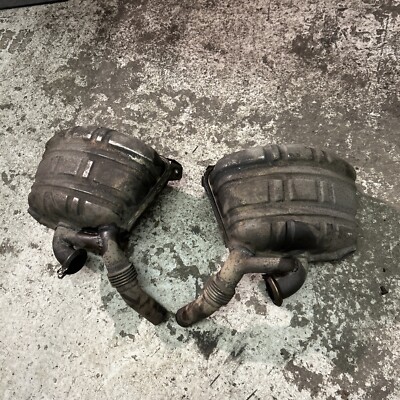 porsche 996 rear silencers exhaust Gundo Hack Pair Left And Right | eBay UK