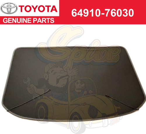 Toyota GENUINE GARNISH REAR TRUNK DECK CARGO TONNEAU COVER SHADE 64910 ...