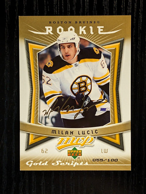 2007-08 Upper Deck MVP 🏒 Milan Lucic 🏒 RC Gold Scripts /100 | eBay