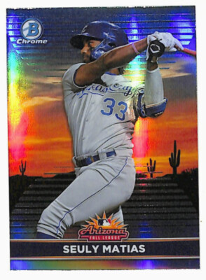 2022 Bowman Chrome Seuly Matias Arizona Fall League card Royals | eBay