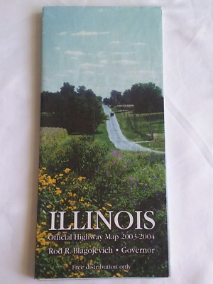 2003-2004 Illinois Official Highway Map | eBay