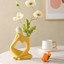 Ceramic Vase Small Plant Pot Table Decoration Desk Home for Decor Gift ...