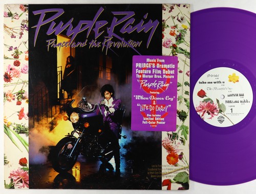 Prince & The Revolution - Purple Rain OST LP - WB Purple Wax VG+ Poster ...