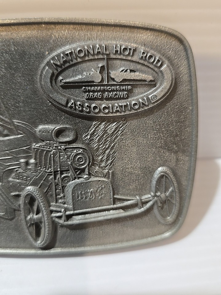 NHRA Drag Racing Hot Rod Belt Buckle - Vintage 1976 - Excellent | eBay
