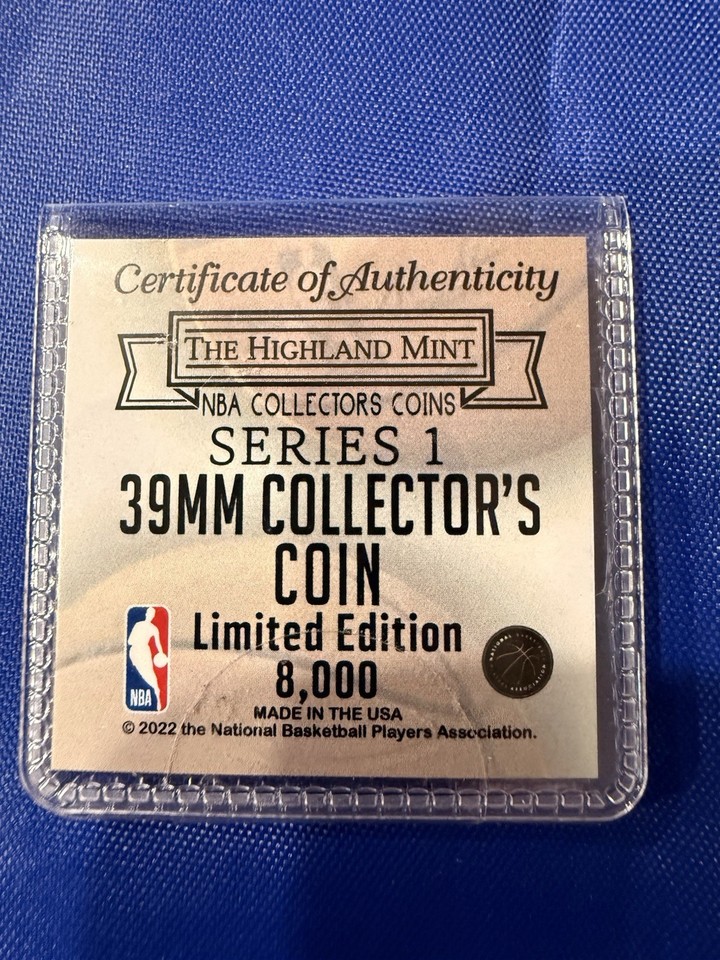 2022 Highland Mint NBA Collector’s Coins Limited Ed. Kevin Durant ...