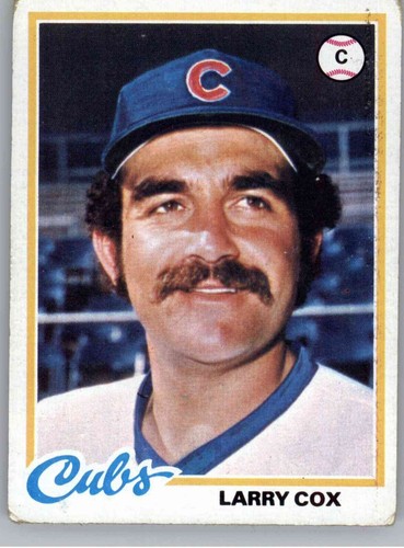 1978 Topps 541 Larry Cox PR Chicago Cubs | eBay