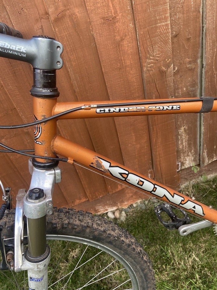Kona Cinder Cone Mountain Bike 90s 18 Inch Orange | eBay UK