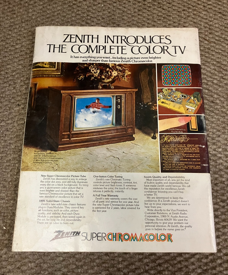 Pittsburgh Steelers, Dec. 31, 1972 AFC Championship Game Program, Miami ...