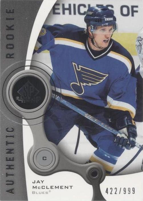 2005-06 SP Game Used Edition - Authentic Rookies Jay McClement #146 / ...