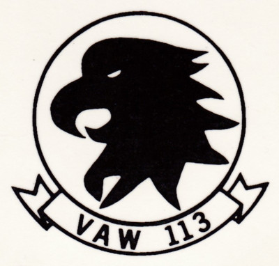 USN US NAVY THE BLACK EAGLES VAW-113 SQUADRON CREST LOGO CUSTOM MUG CUP ...