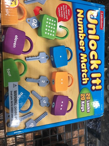 Unlock It ! Number Match 20 Locks 20 Keys | eBay