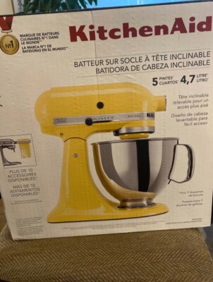 KitchenAid 5-Quart Artisan Tilt-Head Stand Mixer | Majestic Yellow ...