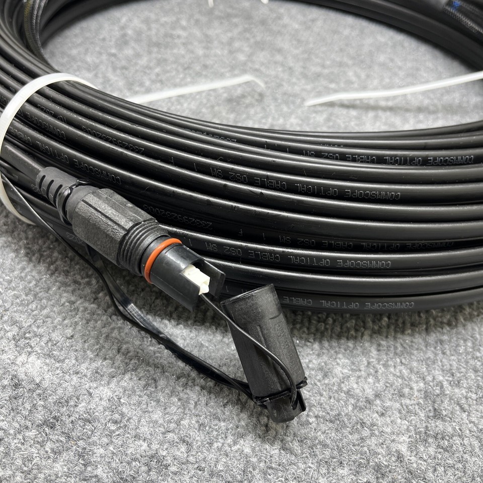 300ft CommScope FHD-HJ1B-0300F Fiber Drop Cable Assembly Locatable Flat ...