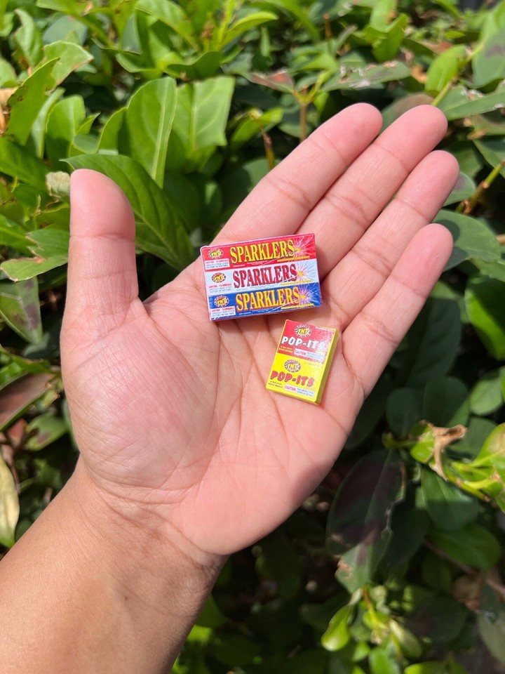 4th of July Dollhouse Mini Fireworks Miniatures Decorations ...
