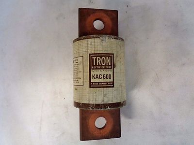 BUSSMANN TRON KAC600 RECTIFIER FUSE | eBay