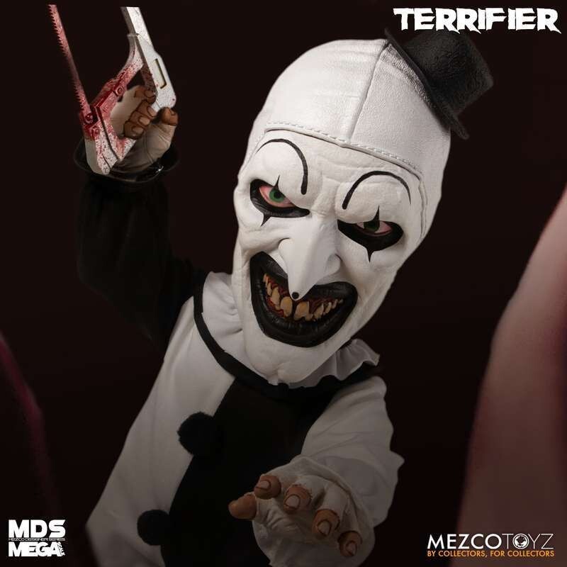 Terrifier Mezco Designer Series Mega Scale Art the Clown with Sound | eBay