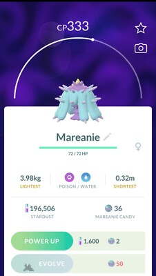 Pokemon Mareanie x15 Go!! Pokémon Go Trade | 15x Mareanie Trade Go!! | eBay