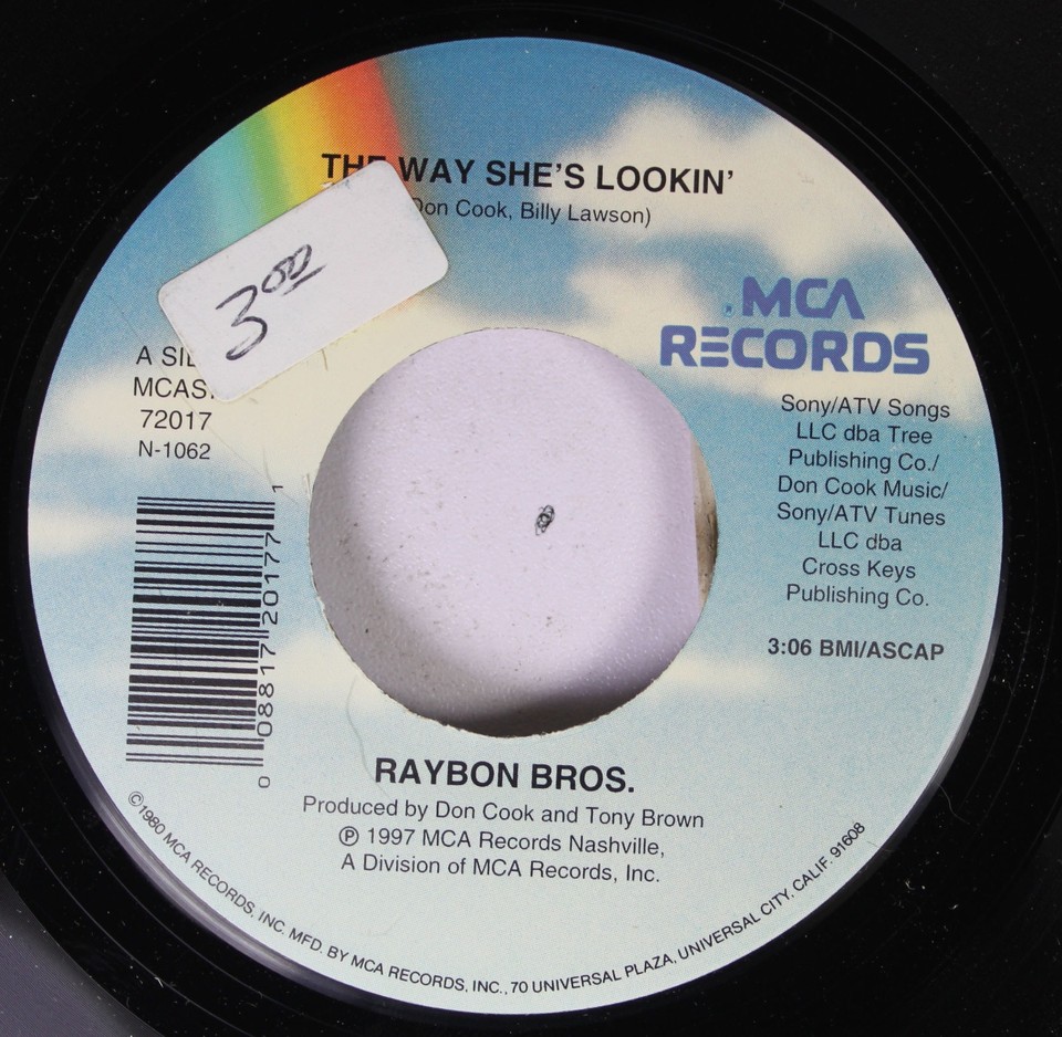 Country 45 Raybon Bros. - Tangled Up In Love / The Way She'S Lookin' On ...
