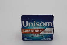 Unisom SleepTabs Sleep-Aid Doxylamine Succinate Tablet - 48 Count for ...