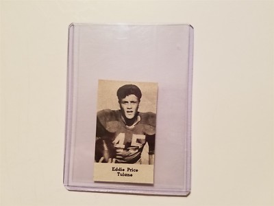 Eddie Price Tulane University 1948 Football Pictorial Roto-Panel | eBay