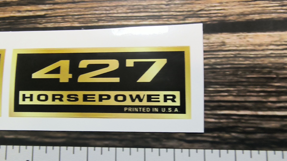 Chevy Stroker Valve Cover stickers decals * ANY HP * | eBay