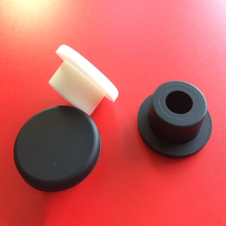 Silicone Rubber Plug 3mm-14mm Perforated T-Shaped Sealing Plug Dust ...