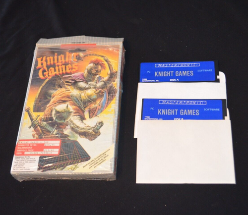 Knight Games Vintage Computer Game IBM PC 5.25 Floppy Disk Mastertronic ...