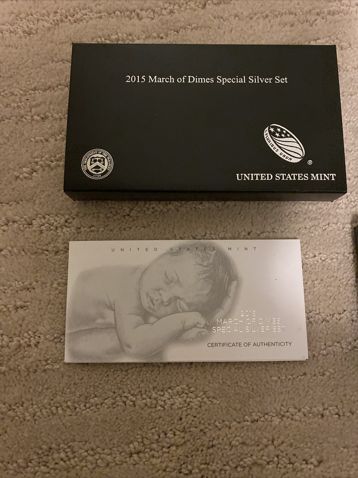 2015 March of Dimes Special Silver Set United States Mint OGP/COA | eBay