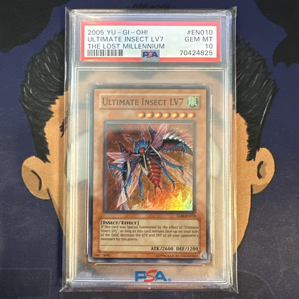 💎PSA 10 GEM MINT 2005 YU-GI-Oh! Lost Millennium ULTIMATE INSECT LV7 ...