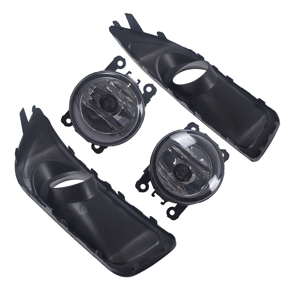 For 2010 2011 2012 Subaru Outback Front Fog Lights Silver Bezel Cover ...