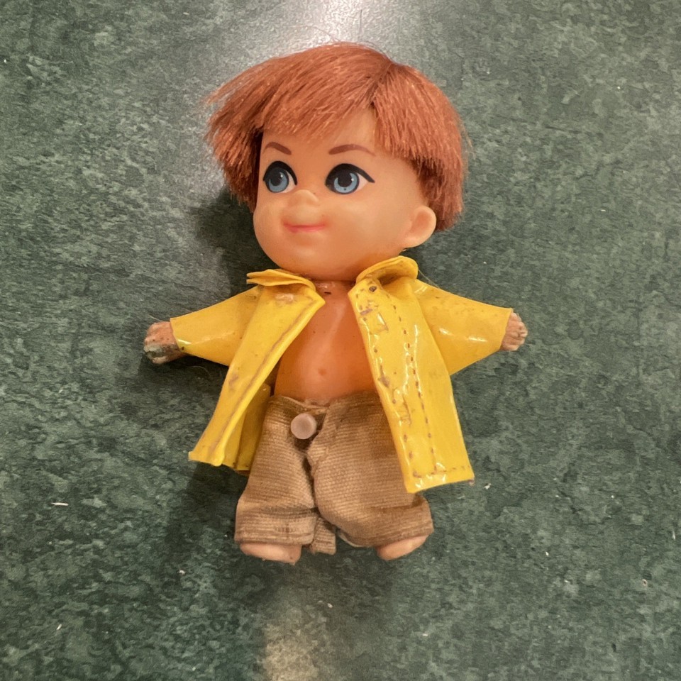 VINTAGE LIDDLE KIDDLE BUNSON BERNIE DOLL FIREMAN MATTEL 1967 RARE #3501 ...