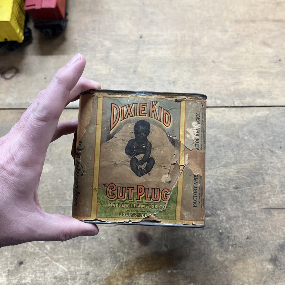 vintage antique tobacco tin Dixie Kid | eBay