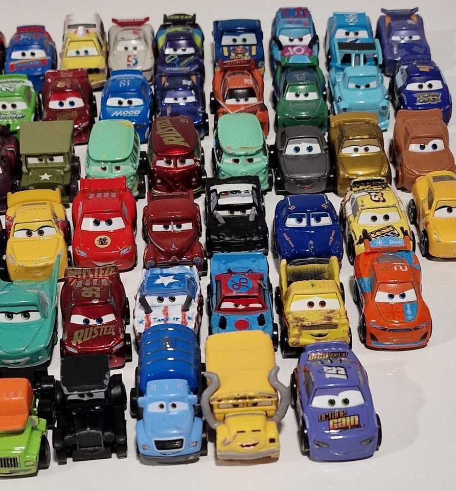 Disney Pixar Cars Mini Racers Diecast Movie Film Toy Bundle Selection ...