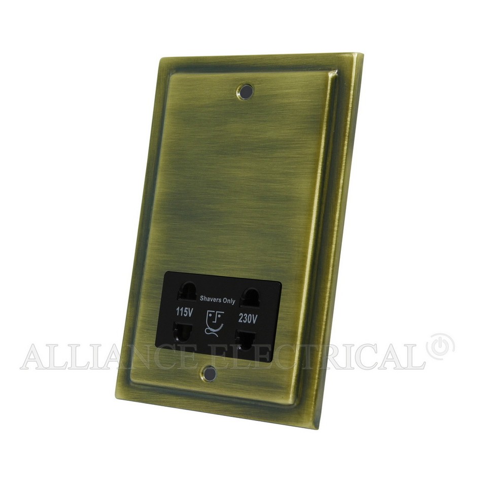 Full Range Victorian Antique Brass Dark Bronze Light Switch Socket ...