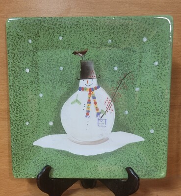 Sakura / Oneida SNOWMATES GREEN Square Salad plate 8", Taylor-kerman | eBay