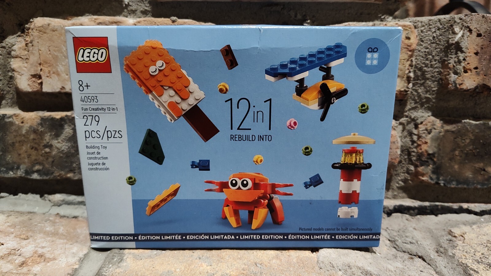 NEW Lego Set 40593 Fun Creativity 12 in 1 Rebuild Into 279 Pcs Limited ...