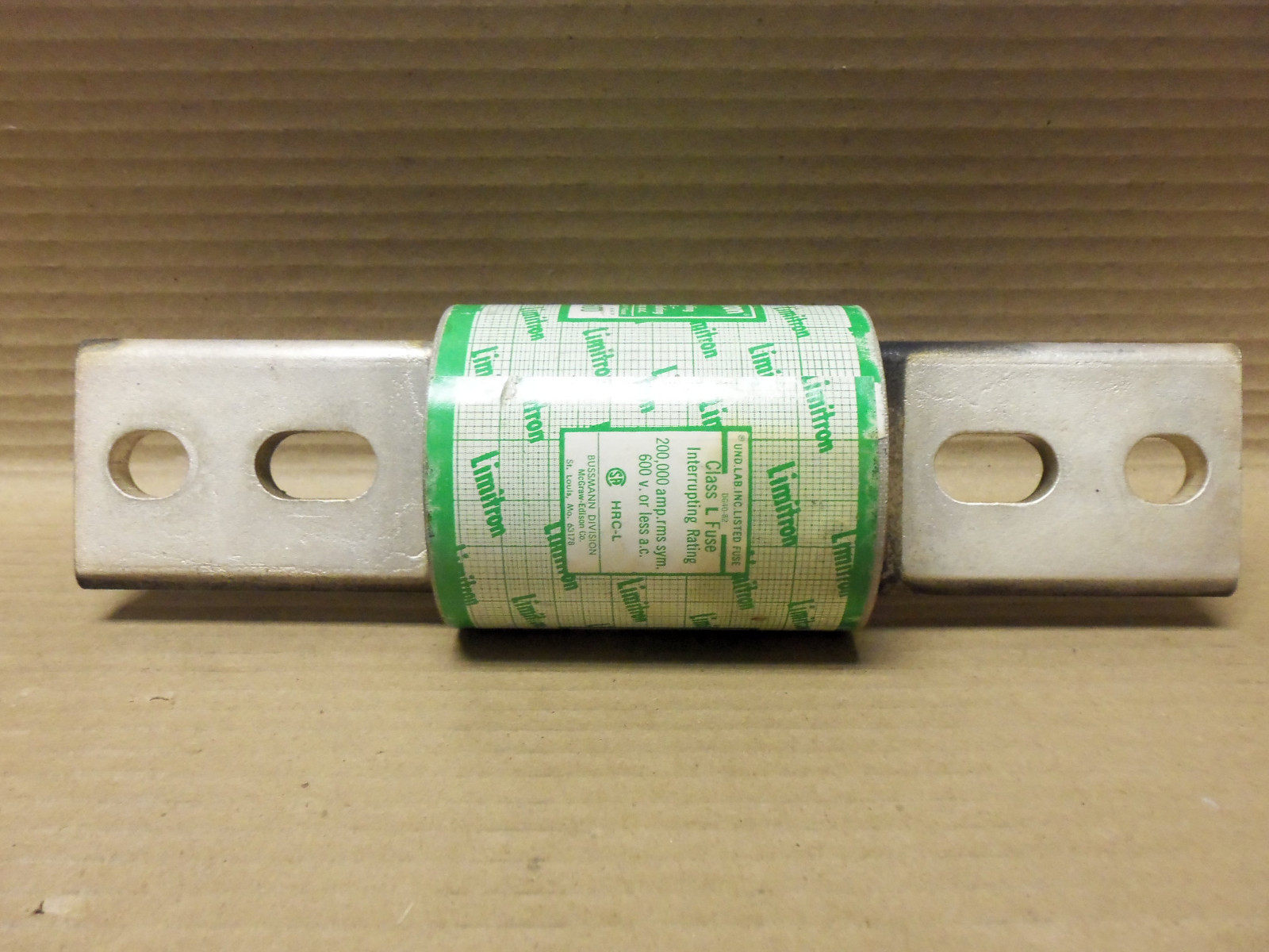 LIMITRON KLU1600 FUSE 200,000 AMP 600V CLASS L FUSE | eBay