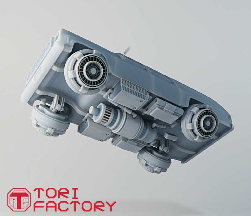 Tori Factory 1/35 FLYING CAR CONVERSION UNIT-TFU CYBERFUNK Model Kit # ...
