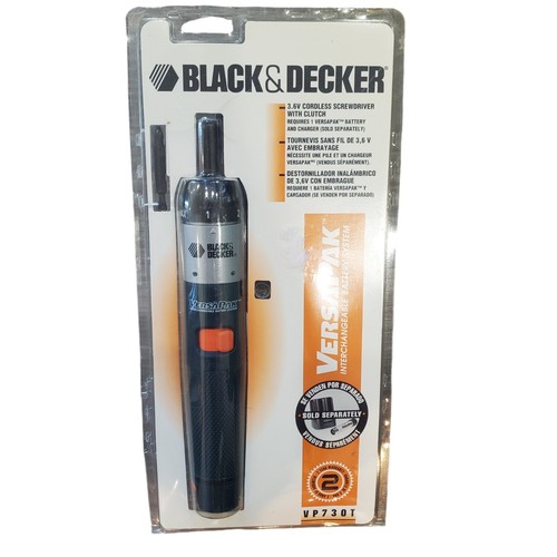 1995 Black & Decker VP730 VersaPak 3.6V Cordless Screw Driver New | eBay
