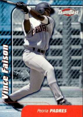 1999 Team Best Player of the Year Vince Faison 18 Peoria Padres | eBay