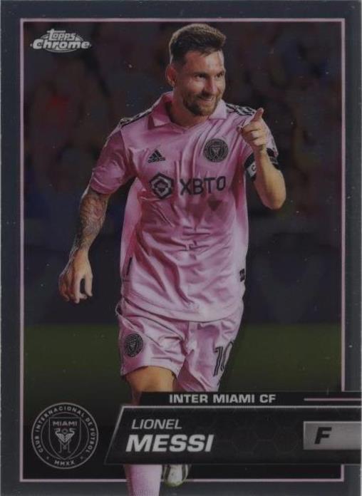 2023 Topps Chrome MLS Lionel Messi #58 for sale | eBay