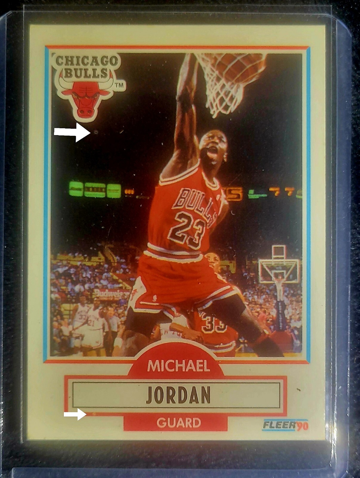 1990 Fleer Michael Jordan #26 Error Card | eBay