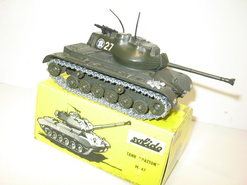 SOLIDO, Military Patton Tank 2Nd DB, First Version Dark Khaki | eBay