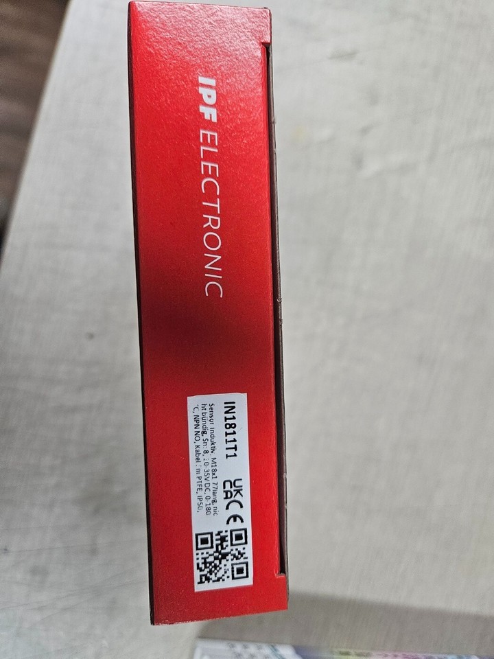 IPF IN1811T1 Proximity Sensor For High Temperature(5m Teflon Cable) | eBay