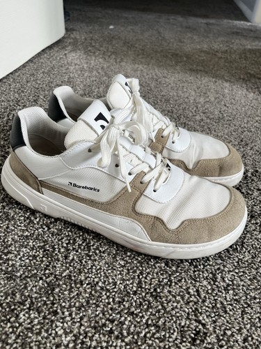 Barebarics Zing Chunky Sneaker White Beige Men’s Size 10 Barefoot Shoe ...