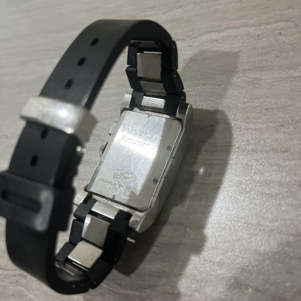 BVLGARI Chronograph Men's Quartz Rectangle Silver Analog | eBay