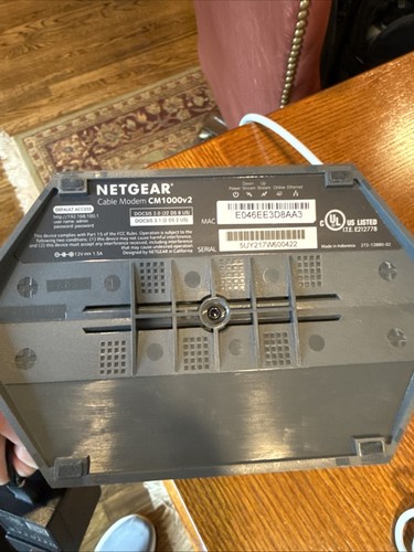 NETGEAR CM1000V2 Nighthawk DOCSIS 3.1 Cable Modem w/Power Supply | eBay