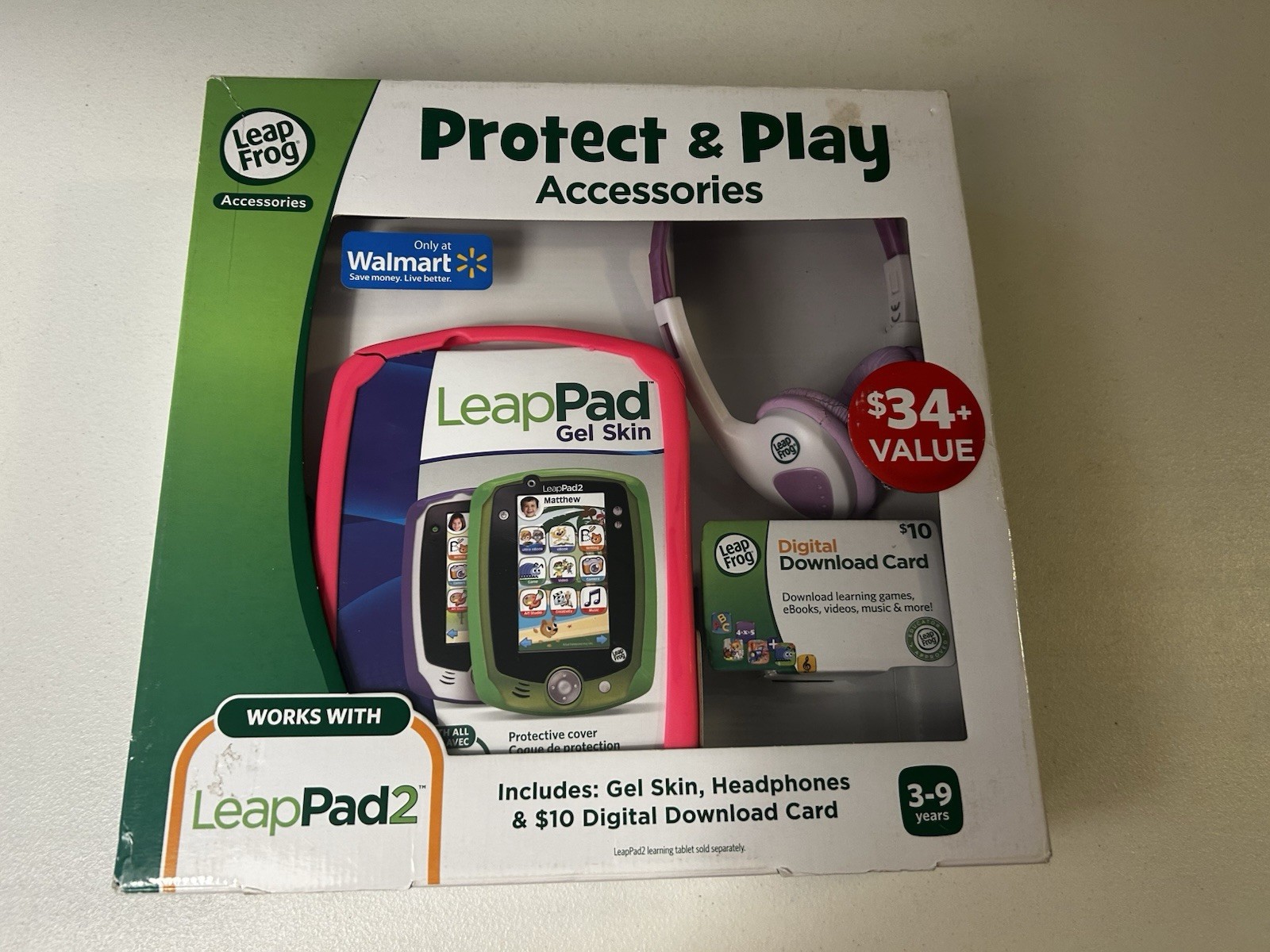 Leap Frog Protect & Play Accessories, Works With Leap Pad 2, Gel Skin ...