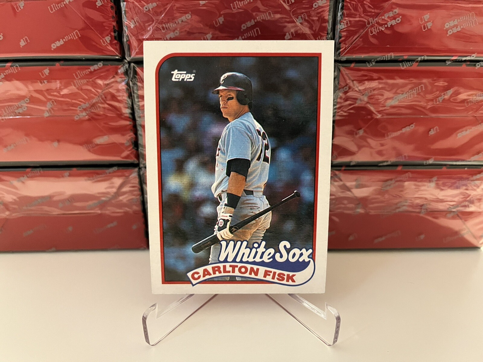 1989 MLB Topps Carlton Fisk #695 Base Card - Pulled From Sealed Set | eBay